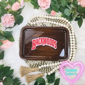 Accessories | Custom Wood Grain Backwoods Rolling Tray | Poshmark